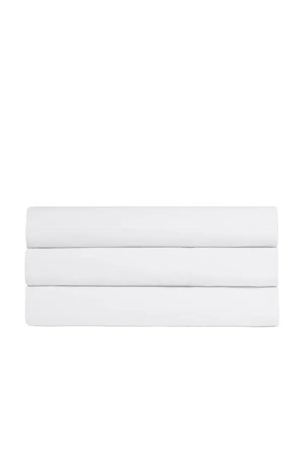 PARACHUTE Percale Top Sheet - White