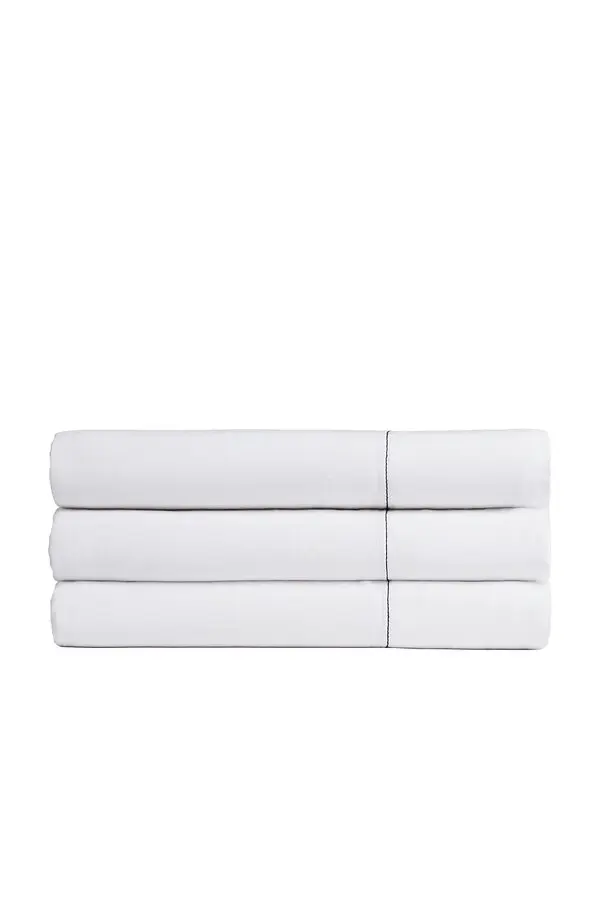 PARACHUTE Heirloom Tencel Linen Top Sheet - White