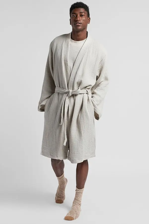 PARACHUTE Cloud Cotton Robe In Cream - Bone