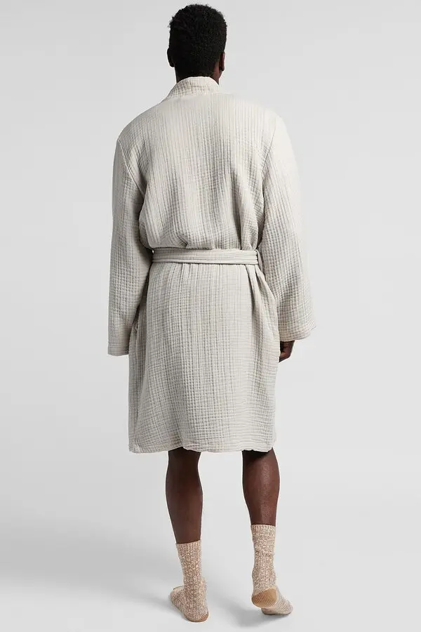 PARACHUTE Cloud Cotton Robe In Cream - Bone
