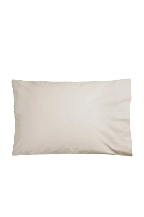PARACHUTE Percale Pillowcase Set In White - Bone