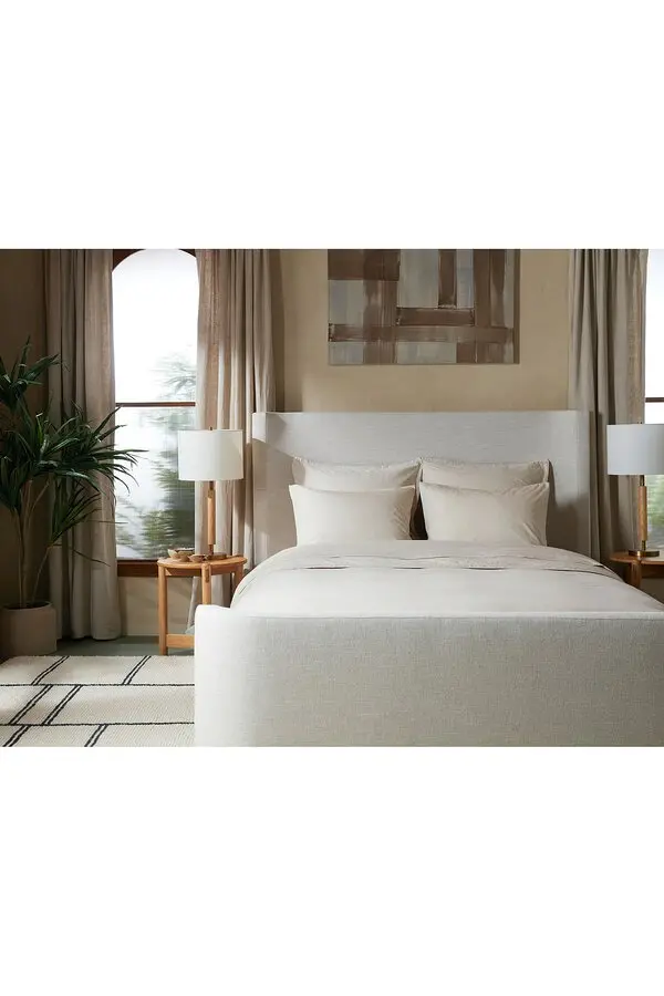 PARACHUTE Percale Pillowcase Set In White - Bone