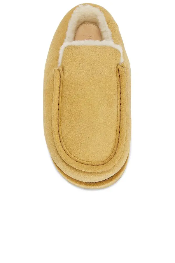 JW Anderson Flat Mule - Mustaza & Mrn Beige