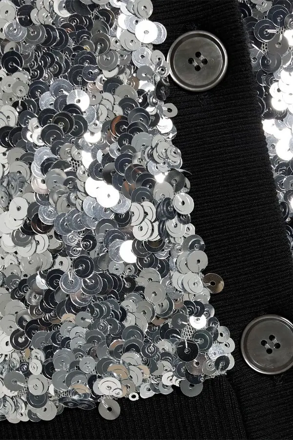 Dolce & Gabbana Sequined Knitted Cardigan