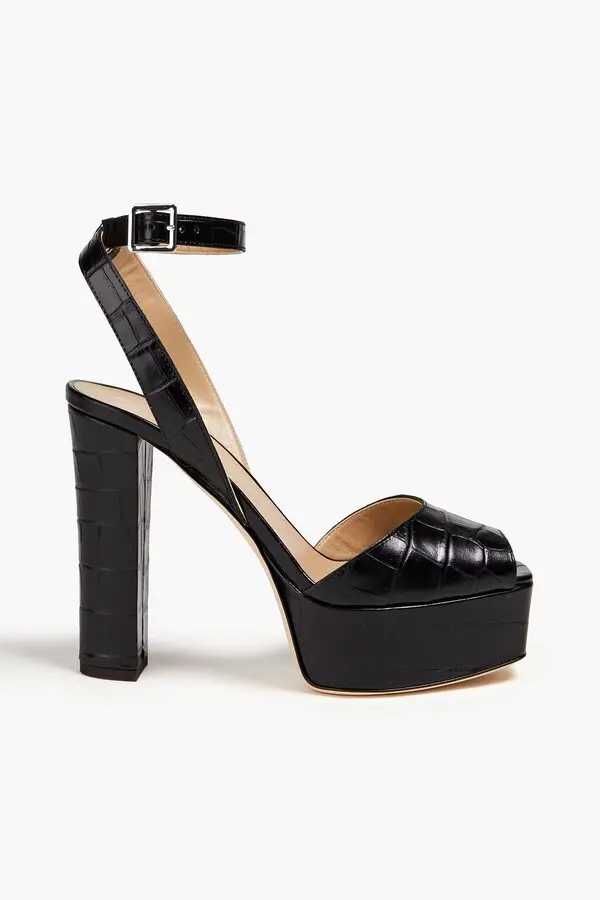 GIUSEPPE ZANOTTI Betty Platform Sandals - Black