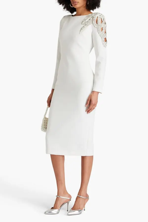 white christmas dresses badgley mischka sleeveless sequin cocktail dress main image 1