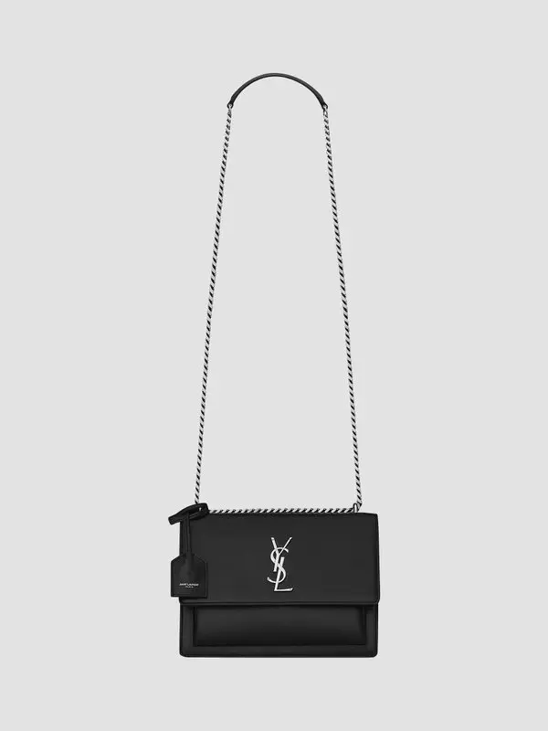 Saint Laurent Sunset Leather Shoulder Bag