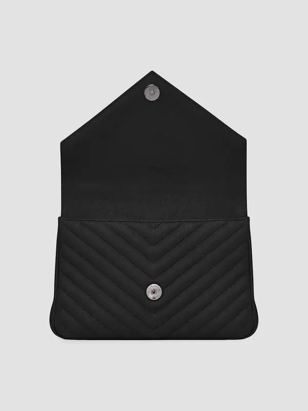 Saint Laurent College Quilted Leather Bag