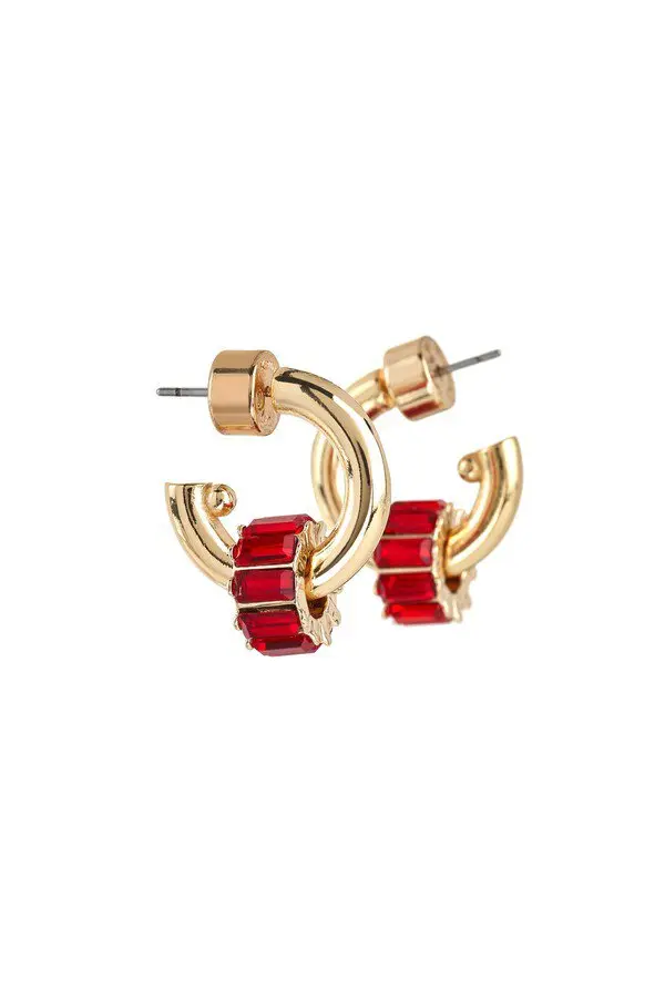 KENNETH JAY LANE Hoop Earrings - Gold