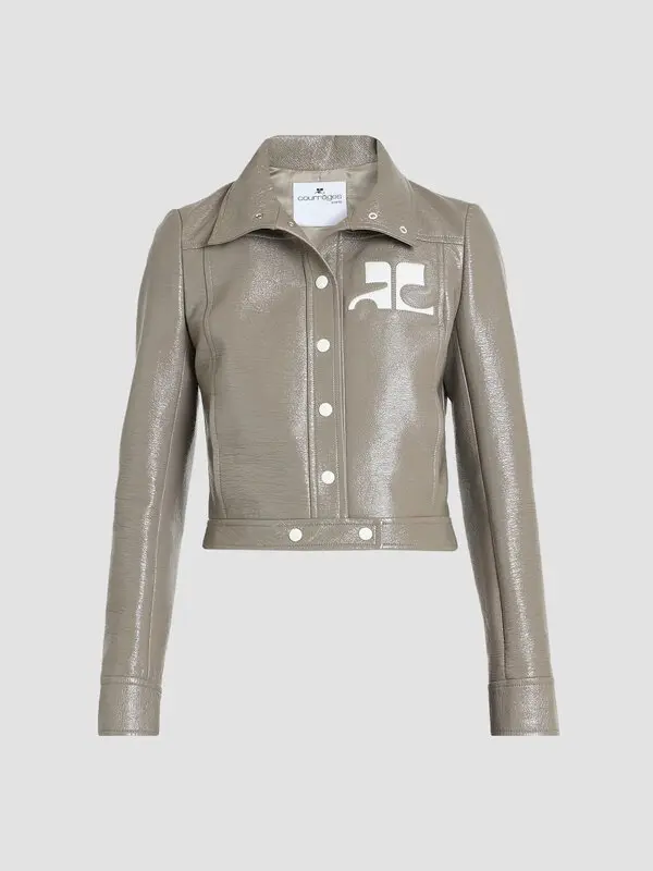 COURREGES Vinyle Reedition Jacket - Light Mocha