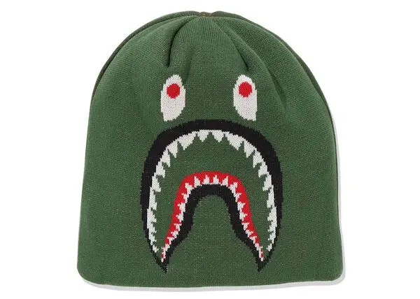 BAPE 2nd Shark Knit Cap - Green