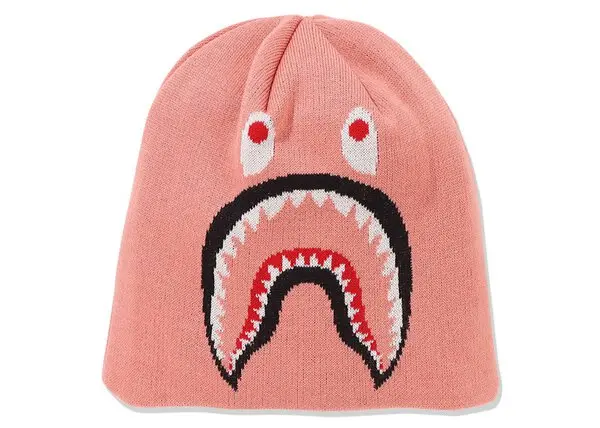 BAPE 2nd Shark Knit Cap - Pink