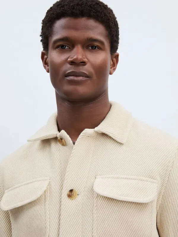 LES DEUX Nash Hybrid Jacket With Wool
