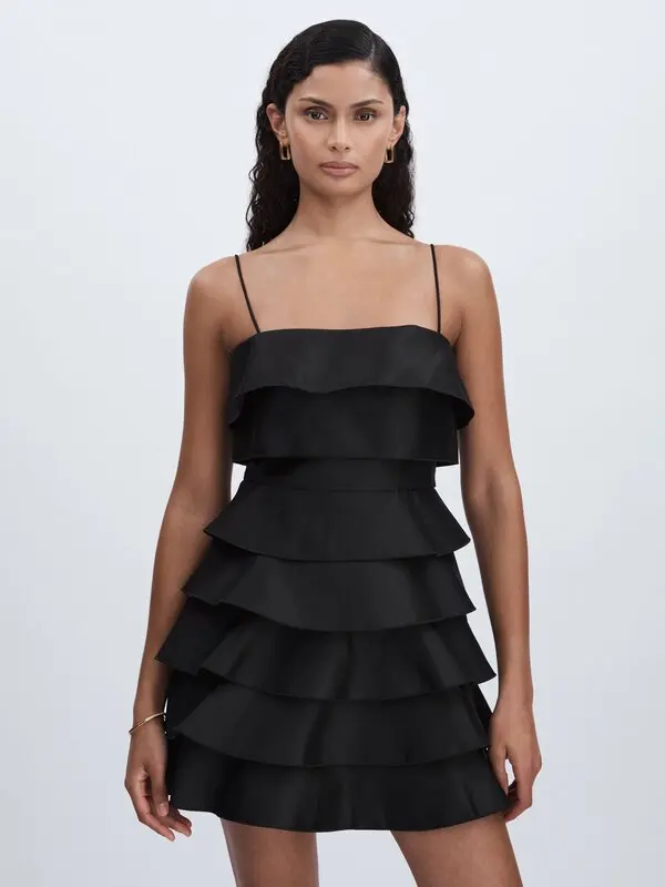 Acler Tiered Frill Mini Dress