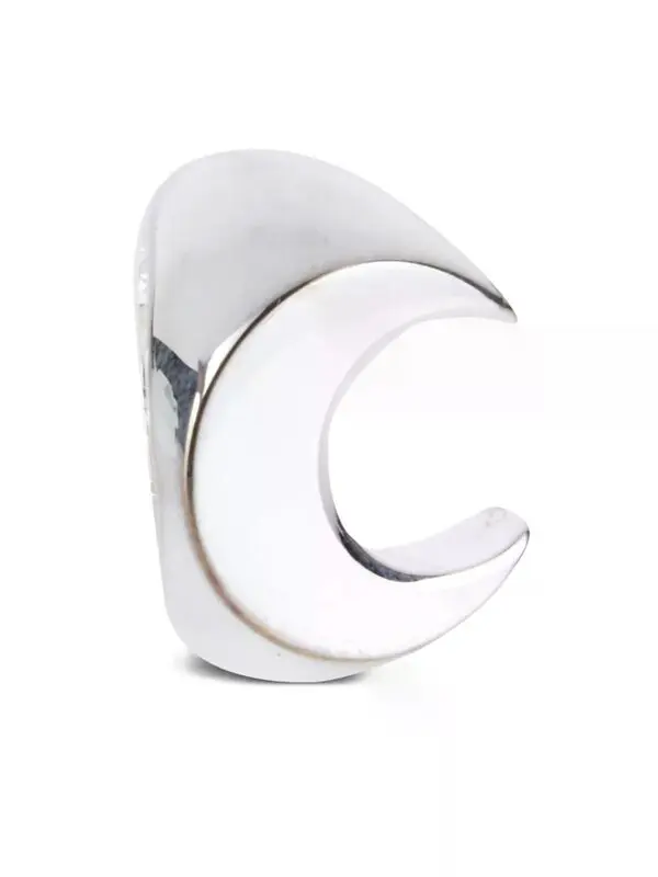 MARINE SERRE Brass Ring - Silver