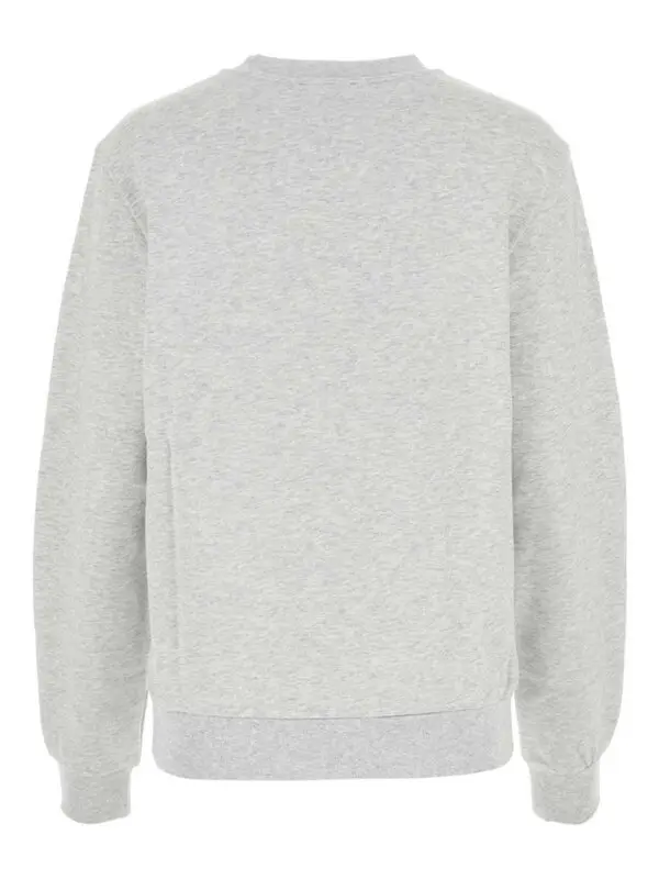 A.p.c. Mélange-effect Cotton Sweatshirt - Grey