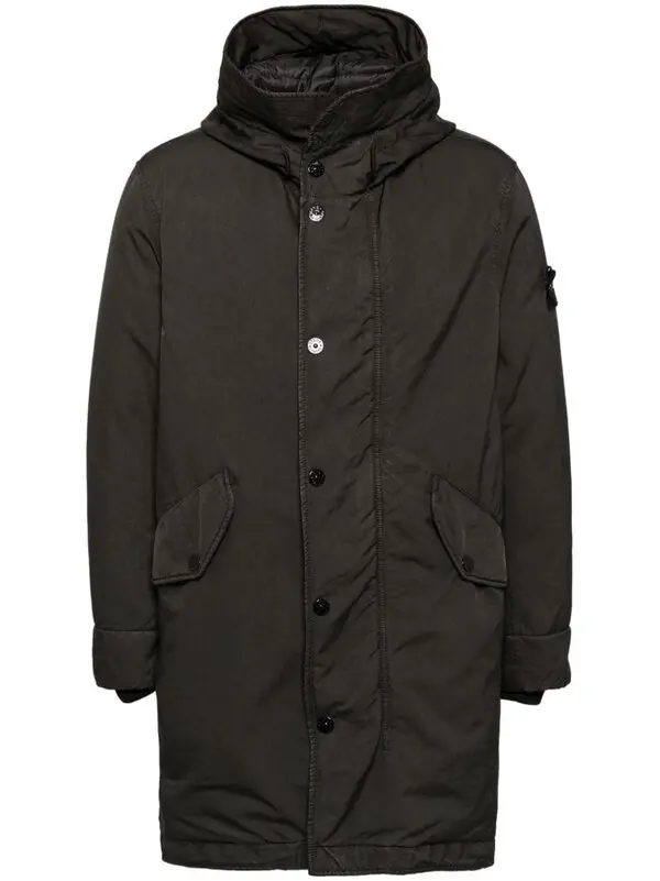Stone Island Buttoned-up Down Jacket