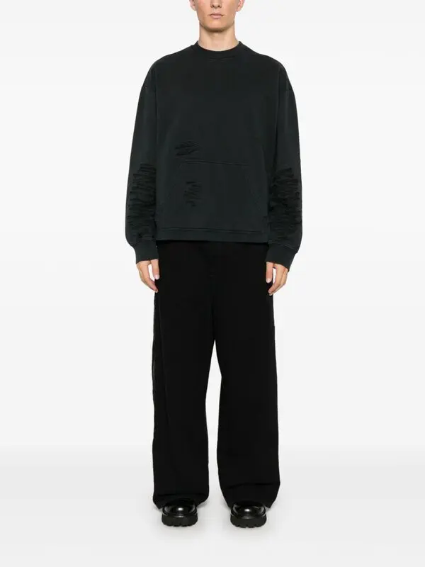 MAISON MARGIELA Ripped Sweatshirt - Grey