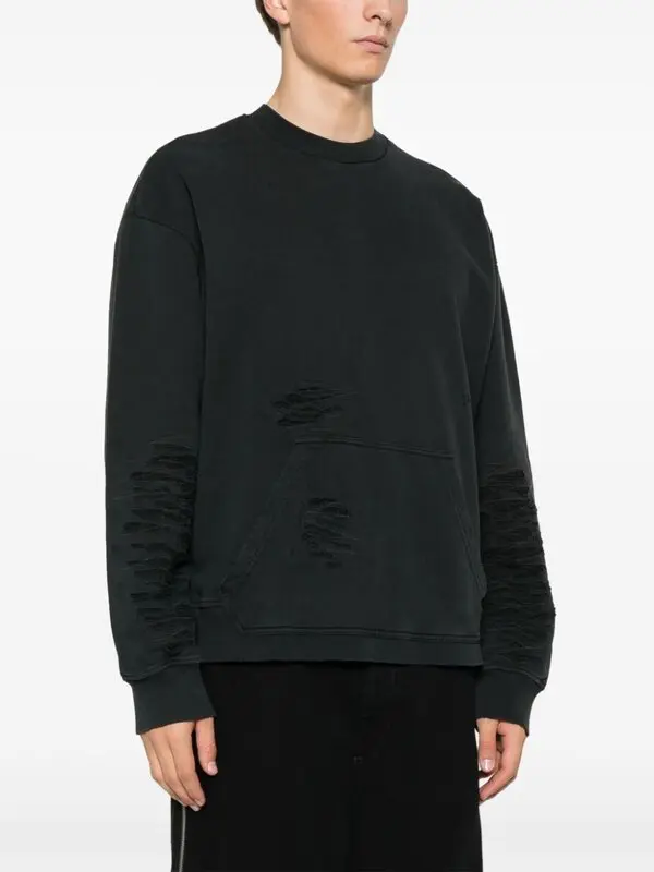 MAISON MARGIELA Ripped Sweatshirt - Grey