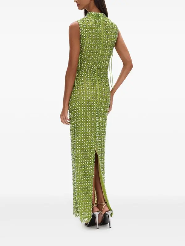 kim k green dress Rachel Dress Green Floral main image 1