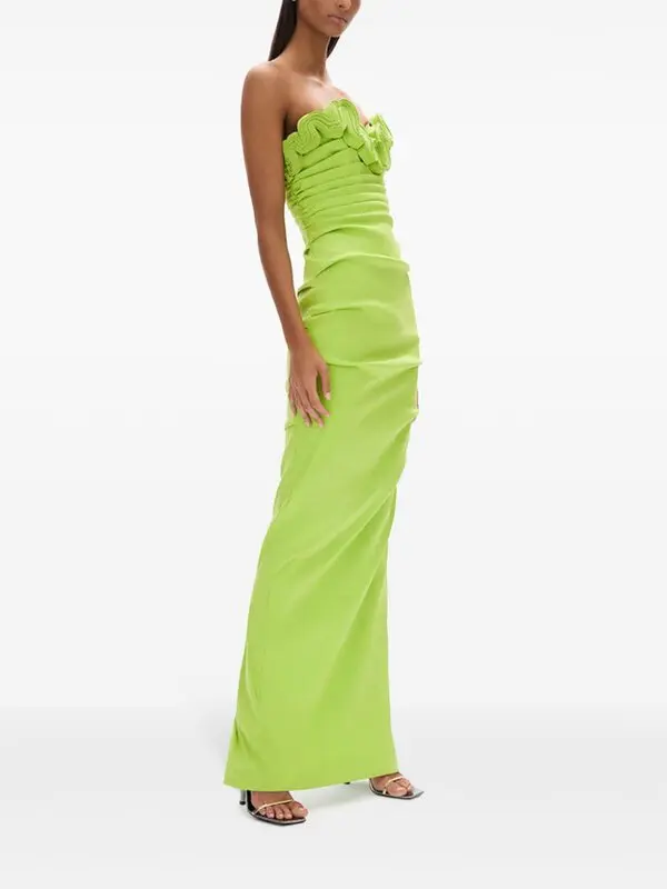 Rachel Gilbert Ren Gown - Green | Editorialist