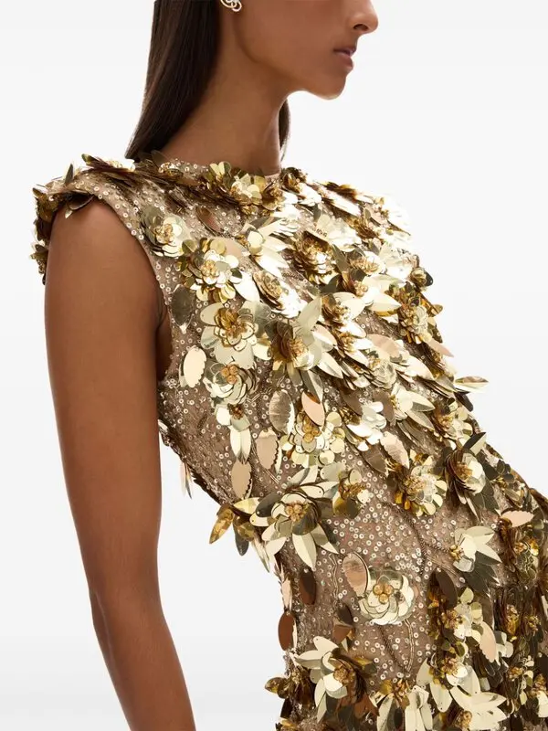 Rachel Gilbert Hugo Gown - Gold | Editorialist