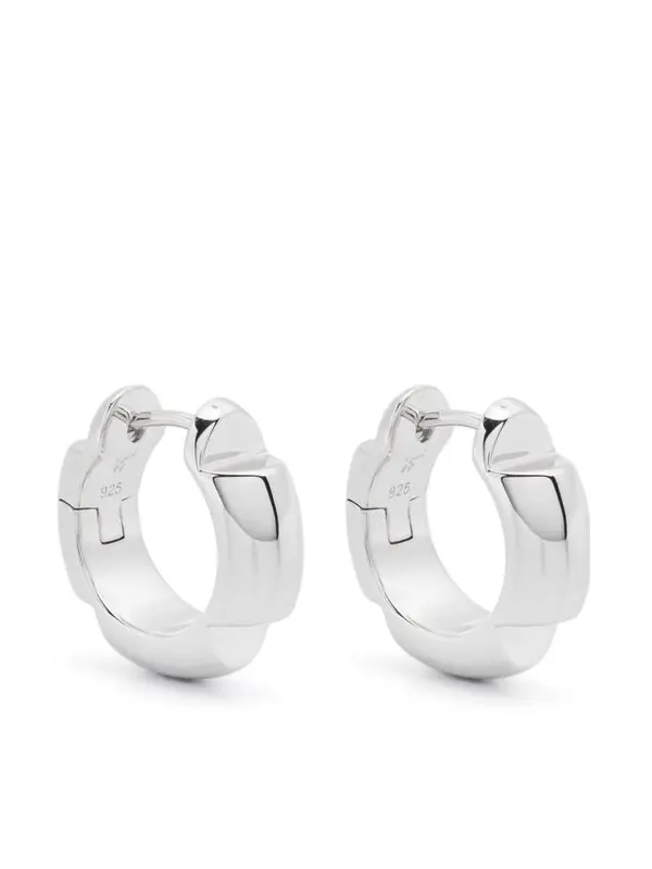 Tom Wood Kimberlitt Hoop Earrings - Silver