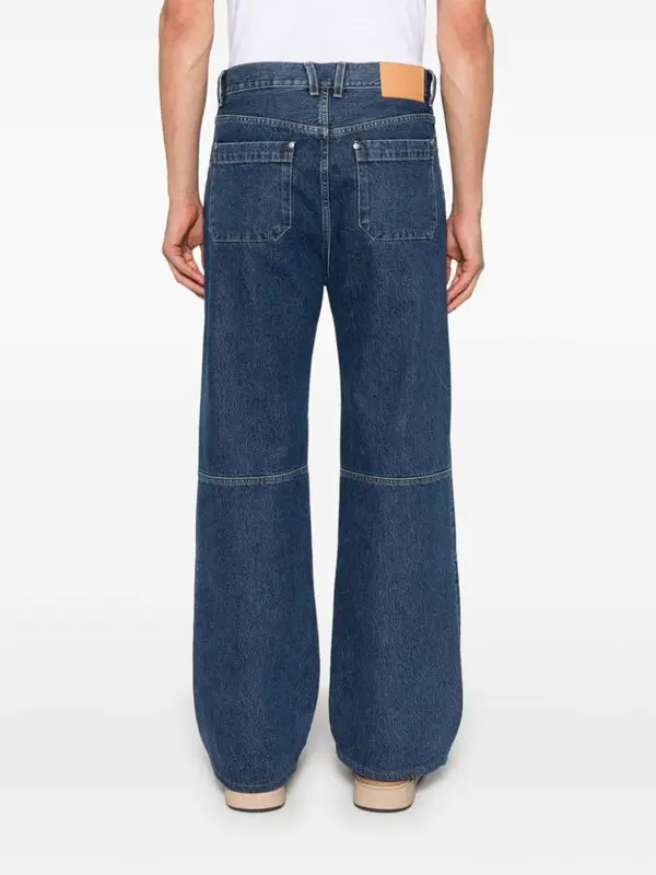 Sunflower Flare Work Jeans In Blue - 31% Off | Editorialist