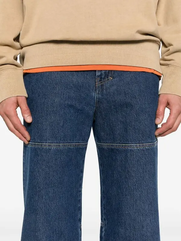 Sunflower Flare Work Jeans In Blue - 31% Off | Editorialist
