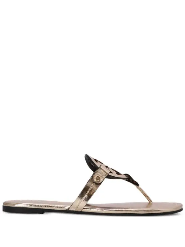 Tory Burch Miller Sandals - Gold