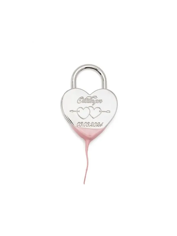 Ottolinger Otto Heart Lock Keychain Pendant
