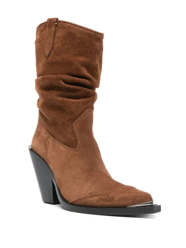 Ermanno Scervino 90mm Suede Boots