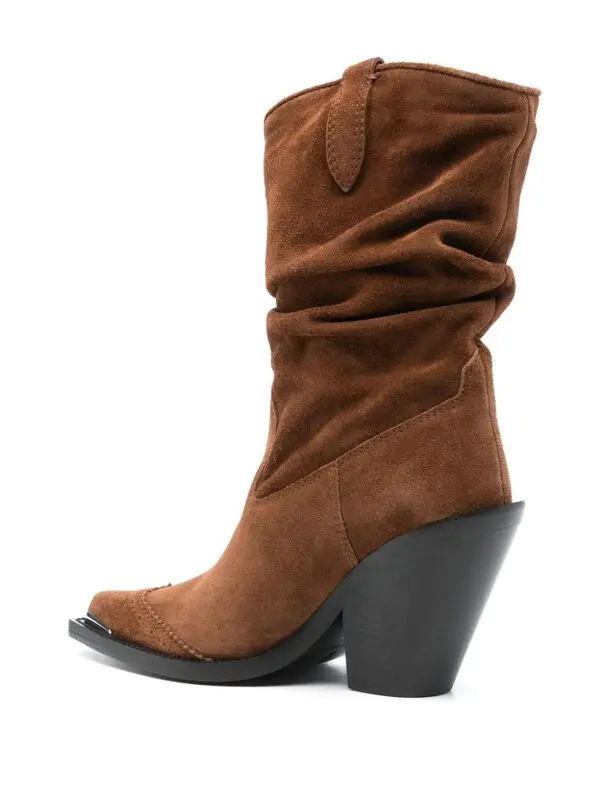 Ermanno Scervino 90mm Suede Boots