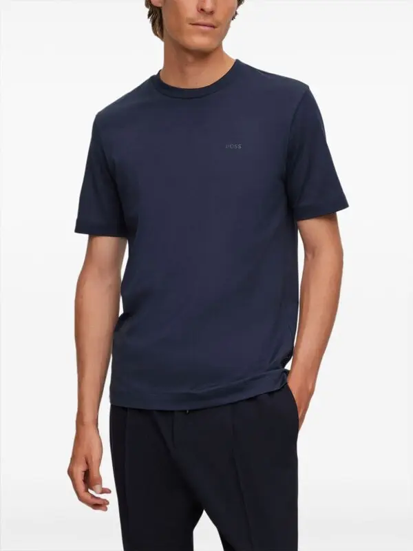 BOSS Cotton-jersey T-shirt With Logo Detail