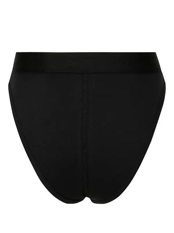 MARINE SERRE Crescent Moon-embroidered Briefs