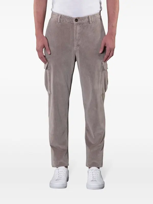 MOORER Corduroy Cargo Trousers