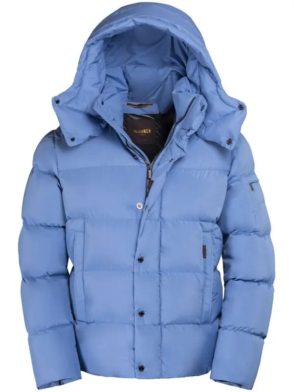 MOORER Jesse Padded Jacket - Blue
