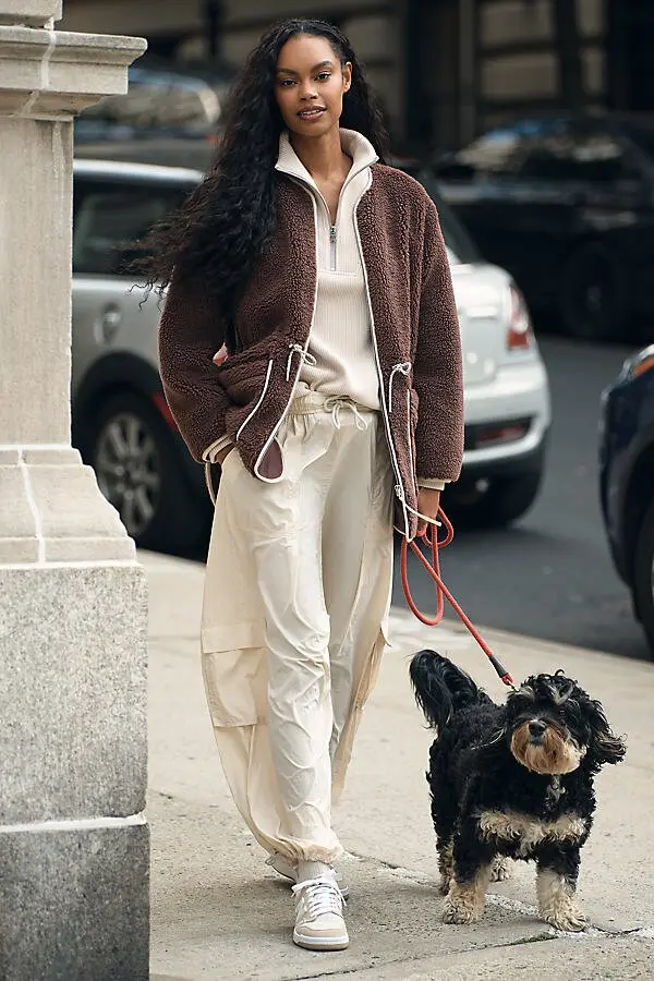 Varley Angela Sherpa Fleece Jacket