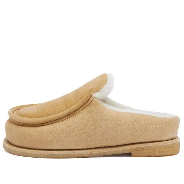 JW ANDERSON FOOTWEAR Jw Anderson Shearling Trim Mules