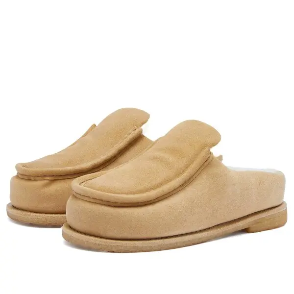 JW ANDERSON FOOTWEAR Jw Anderson Shearling Trim Mules