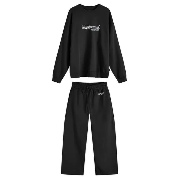 NEIGHBORHOOD Home Jogger Sweatshirt Set