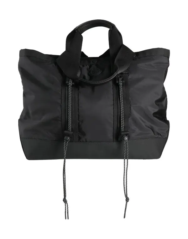 Moncler Maxi Shopper Bag With Leather Trims
