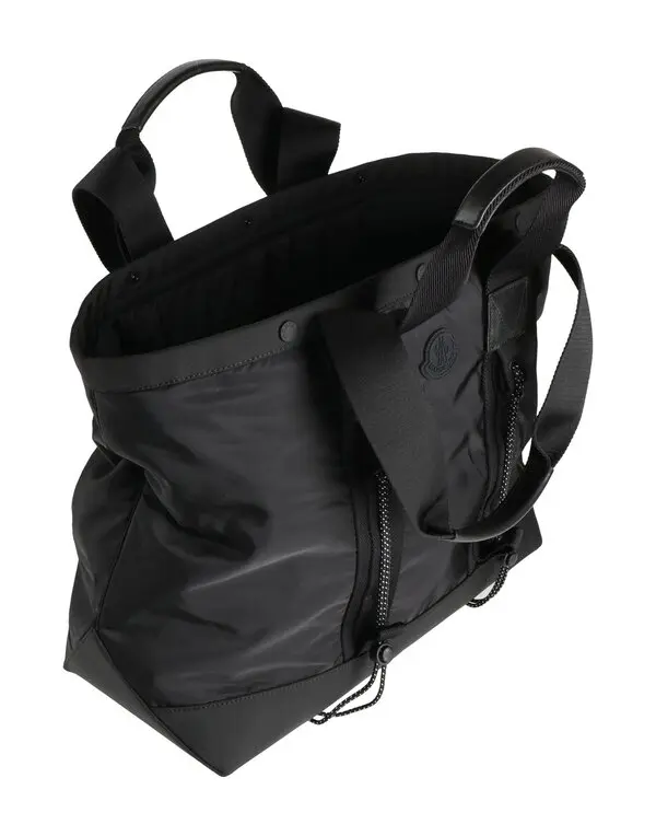 Moncler Maxi Shopper Bag With Leather Trims