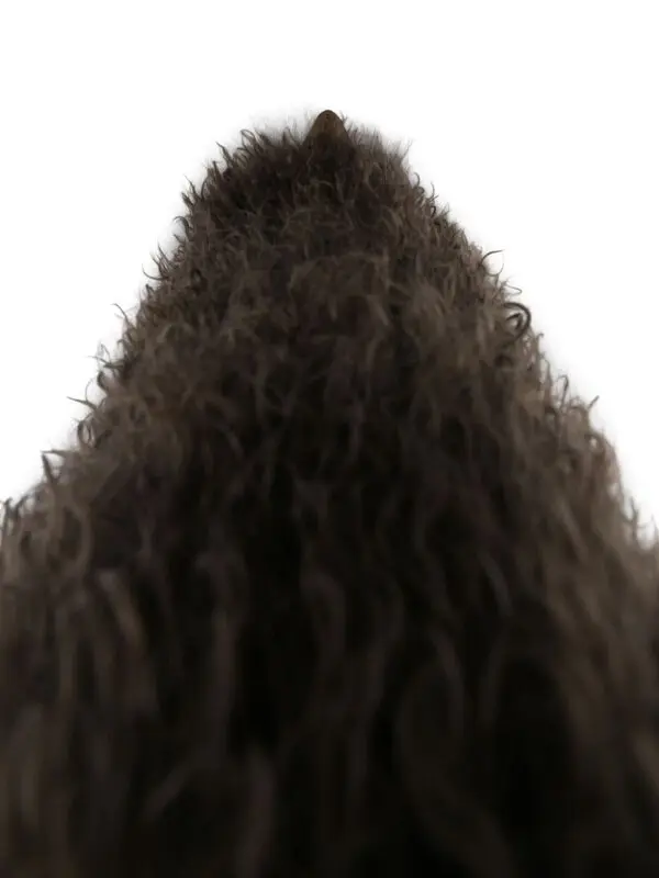 Paris Texas 105mm Furry Boots - Brown