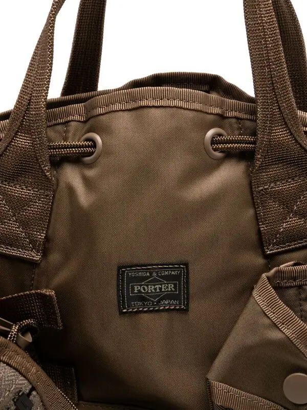 PORTER-YOSHIDA & CO Logo-patch Tote Bag