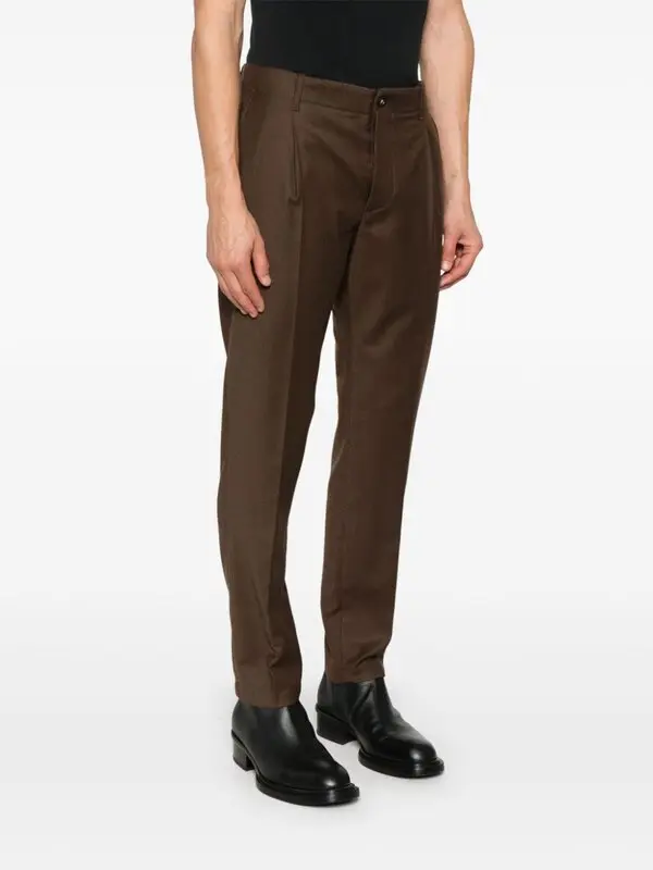 MANUEL RITZ Flannel Trousers - Brown