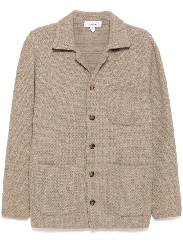 LARDINI Knitted Eco-friendly Cashmere Jacket