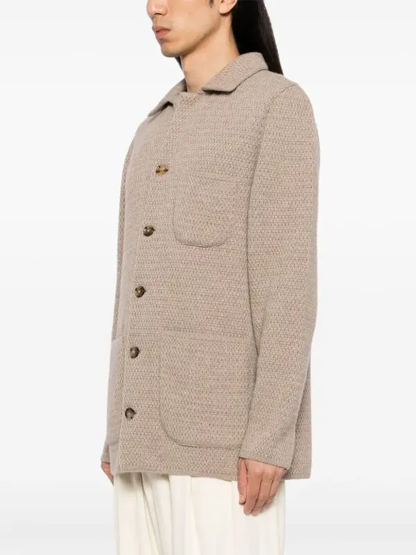 LARDINI Knitted Eco-friendly Cashmere Jacket
