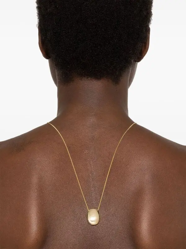 Tom Wood Pebble Pendant Necklace - Gold