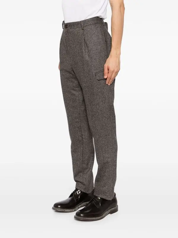 Tagliatore Tapered Wool-blend Trousers